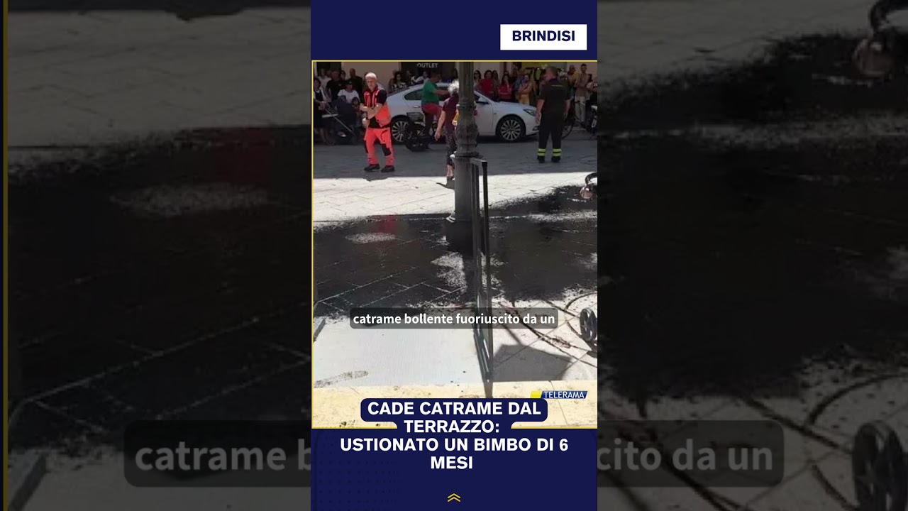 24/07/2025 Cade catrame dal terrazzo, ustionato un bimbo di 6 mesi ...