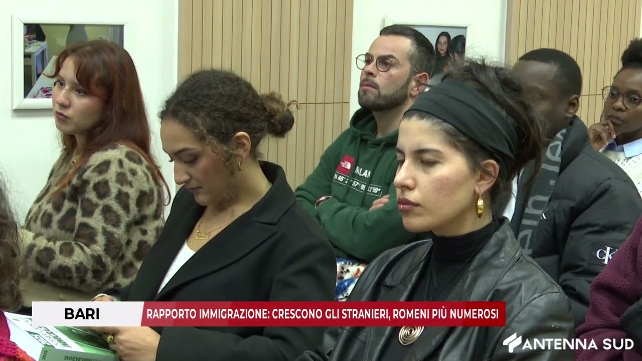 20 DICEMBRE 2025 – BARI, RAPPORTO IMMIGRAZIONE: CRESCONO GLI STRANIERI ...