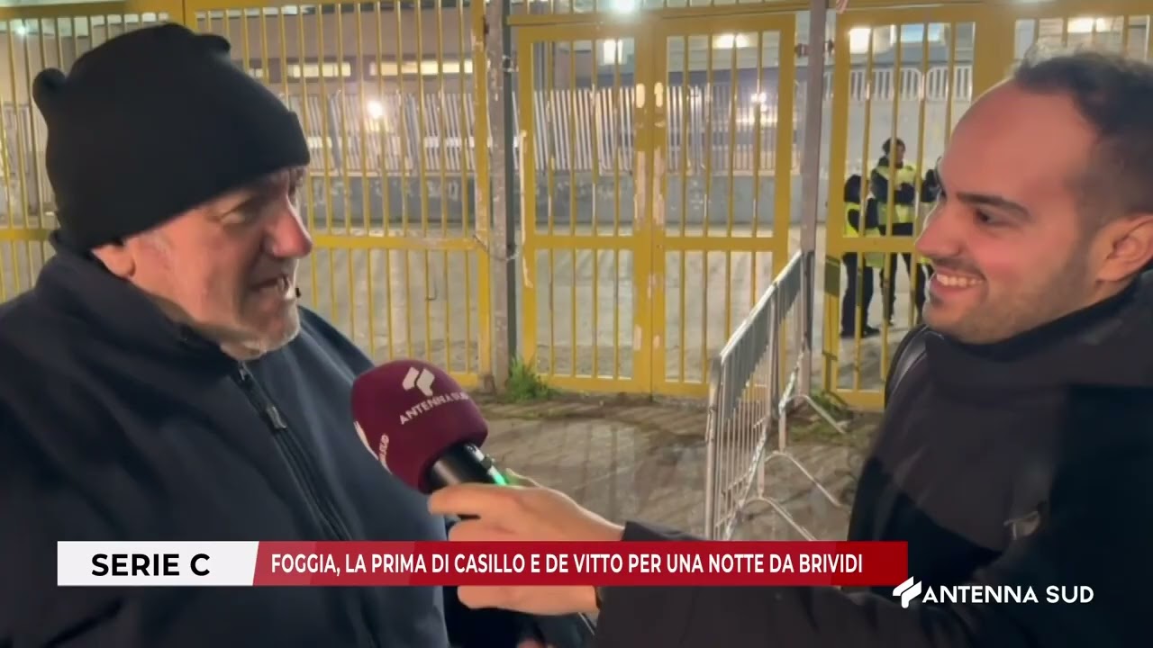 18 GENNAIO 2026 SERIE C FOGGIA, LA PRIMA DI CASILLO E DE VITTO PER UNA ...