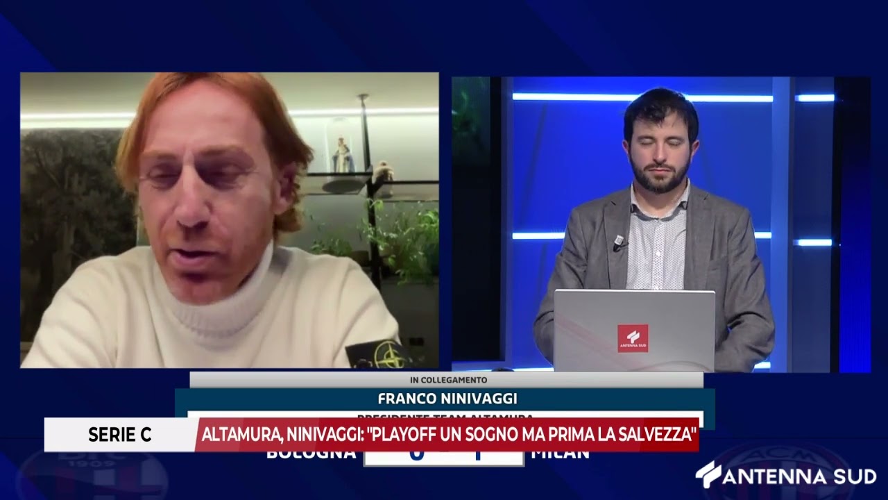 4 FEBBRAIO 2026 – SERIE C. ALTAMURA, NINIVAGGI: “PLAYOFF UN SOGNO MA ...